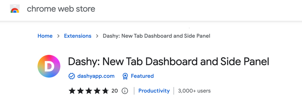 Celebrating 1 Month of Dashy